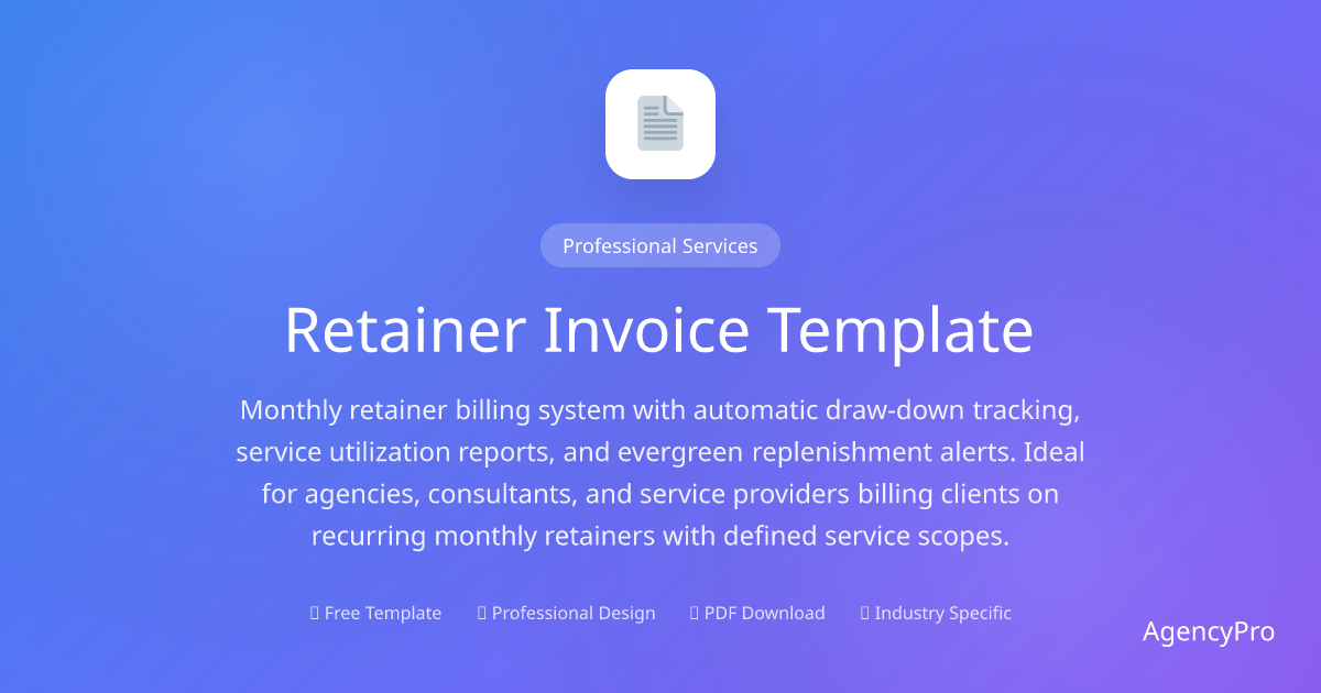 Free Professional Invoice Template