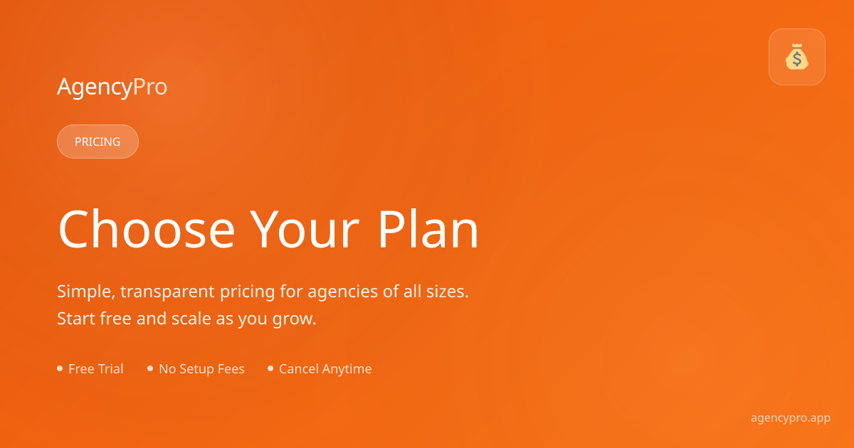 Agency Pro Pricing | Affordable Client Portal Software for Agencies